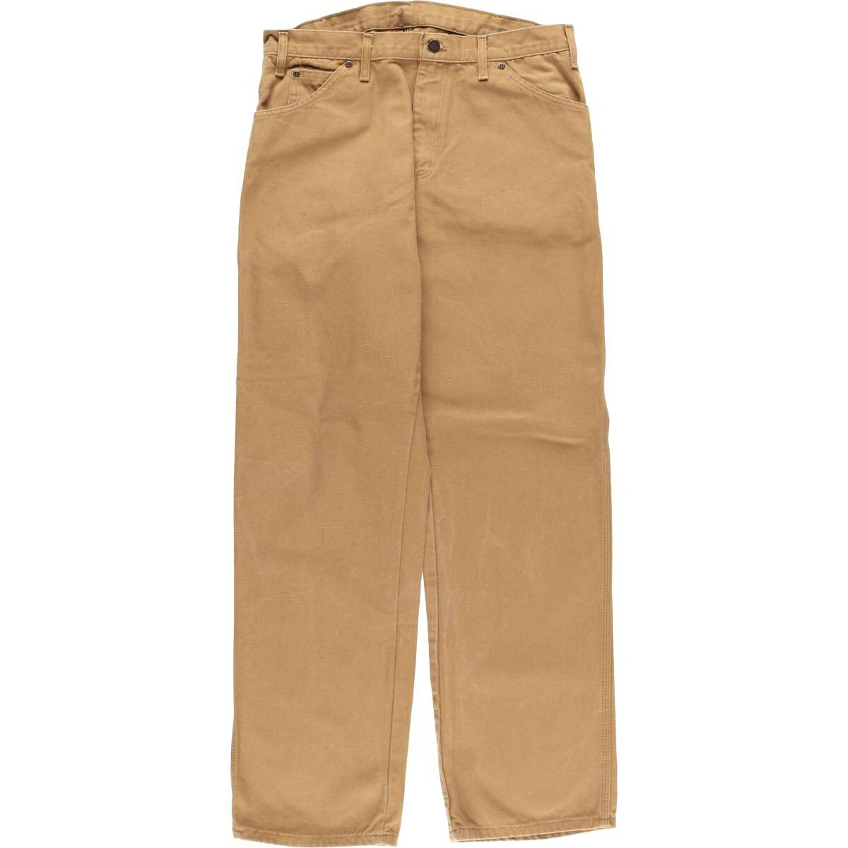 商品詳細 ブランド・Dickies・ディッキーズ・ 特徴・ジッパーフライ・ハンマーループ・スパナポケット・ワイドパンツ・ モデル/形状・ダックペインターパンツ・ 素材・コットン:100%・ 色・ベージュ系 ブラウン・ 柄・無地・ロゴパッチ・...