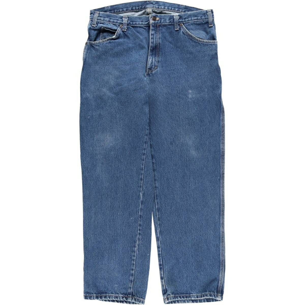 商品詳細 ブランド・Dickies・ディッキーズ・ 特徴・ジッパーフライ・スパナポケット・ハンマーループ・ モデル/形状・デニムペインターパンツ・ 素材・コットン:100%・ 色・ブルー系 青色・ 柄・無地・ロゴパッチ・ 生産国・ホンジュラ...