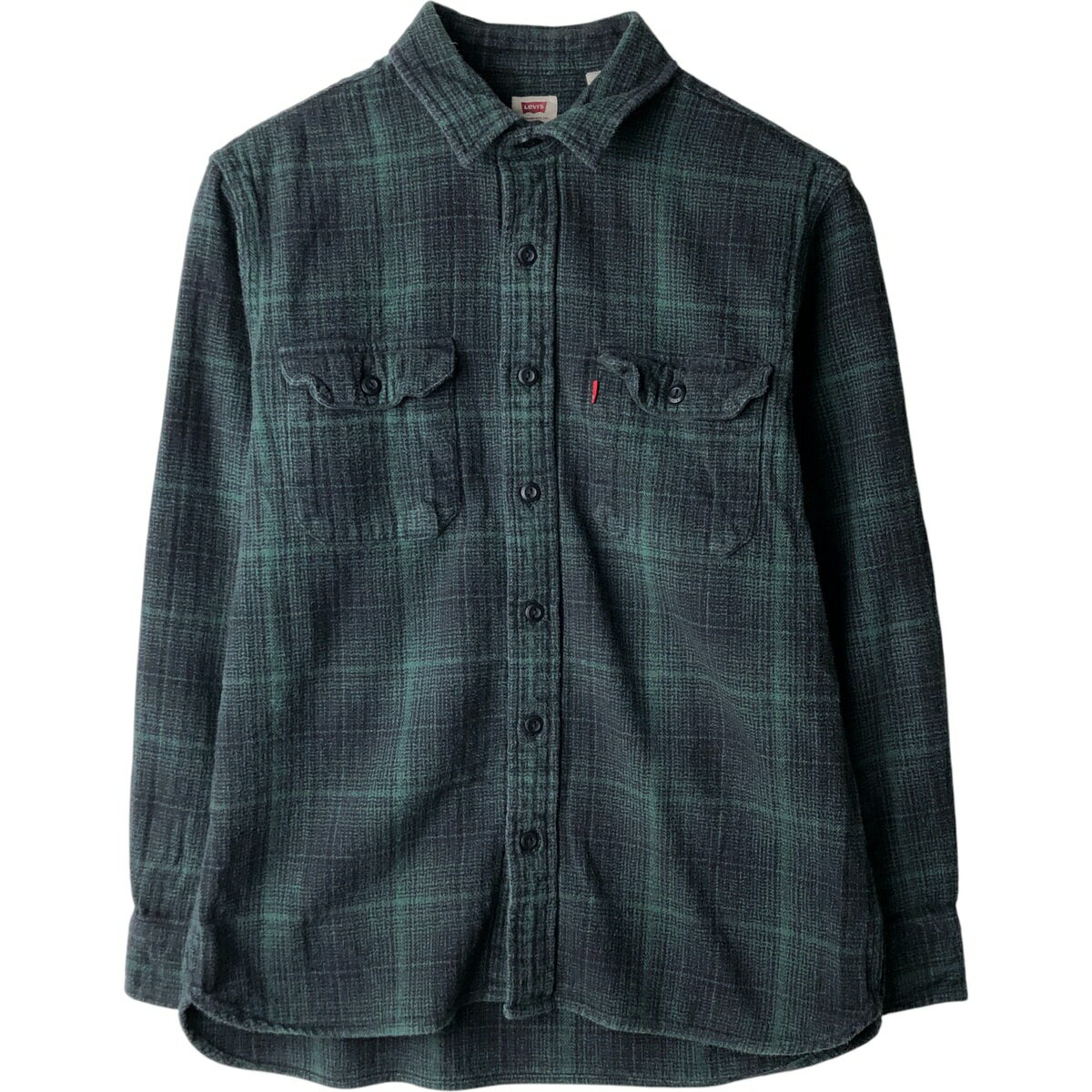 商品詳細 ブランド・Levi's・リーバイス・ 特徴・厚手・長袖・レギュラーカラー・フラップポケット・ モデル/形状・RELAXED・長袖 ライトネルチェックシャツ・ 素材・不明・ 色・ブラック系 黒色・グリーン系 濃緑・ 柄・チェック柄・...