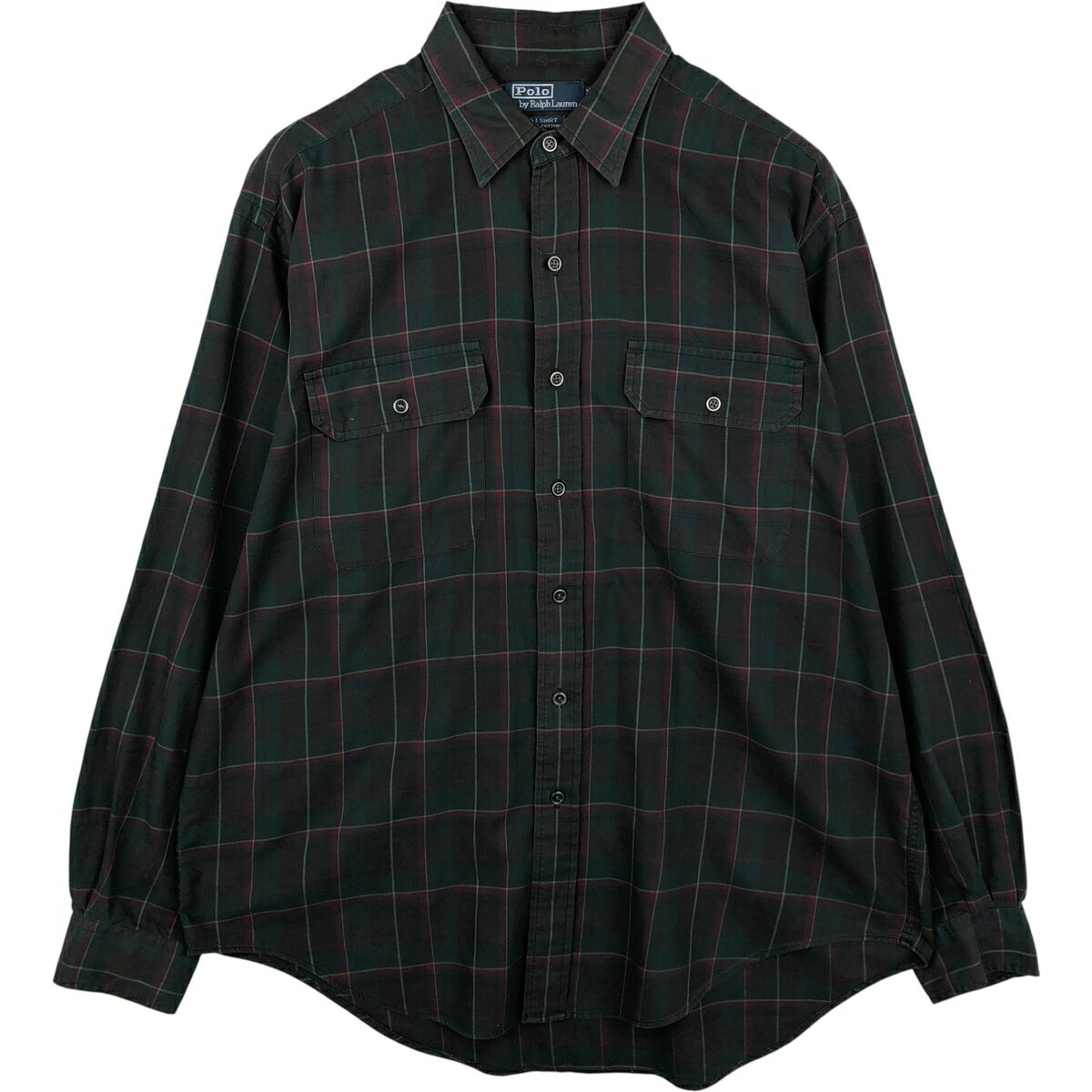 商品詳細 ブランド・Ralph Lauren・ラルフローレン・ 特徴・薄手・長袖・レギュラーカラー・フラップポケット・ モデル/形状・POLO by Ralph Lauren G.I. SHIRT・長袖 コットンチェックシャツ・ 素材・コッ...