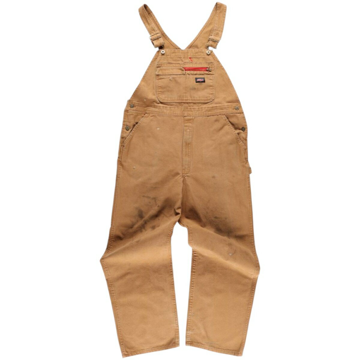 商品詳細 ブランド・Dickies・ディッキーズ・ 特徴・ハンマーループ・スパナポケット・ジッパーフライ・ワイドパンツ・ モデル/形状・ダック オーバーオール・ 素材・不明・ 色・ブラウン系 茶色・ 柄・無地・ロゴパッチ・ 生産国・不明・ ...