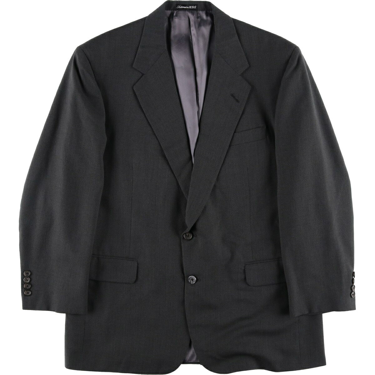 商品詳細 ブランド・H.FREEMAN&SON・ 特徴・薄手・2B 2つボタン・肩パッドあり・センターベント・総裏・ モデル/形状・ウールテーラードジャケット・ 素材・ウール:100%・ 色・グリーン系 濃緑・ 柄・無地・ 生産国・USA製...