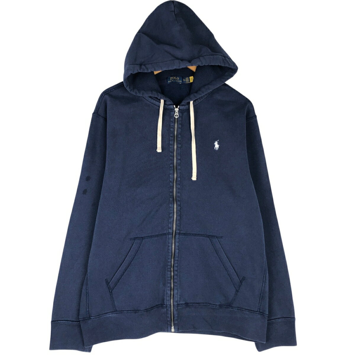 商品詳細 ブランド・Ralph Lauren・ラルフローレン・ 特徴・フルジップ・長袖・サイドリブ・ モデル/形状・POLO RALPH LAUREN・スウェットフルジップパーカー・ 素材・コットン:86%・ポリエステル:14%・ 色・ネイ...