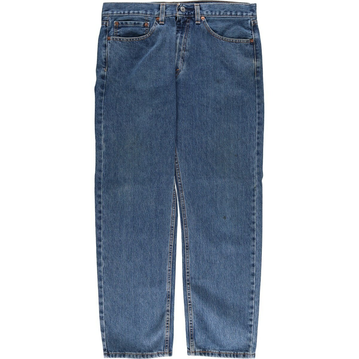 商品詳細 ブランド・Levi's・リーバイス・ 特徴・ジッパーフライ・ モデル/形状・505・テーパードデニムパンツ・ 素材・コットン:100%・ 色・ブルー系 青色・ 柄・無地・ 生産国・メキシコ製・ 年代 サイズ・メンズw35・表記サイ...