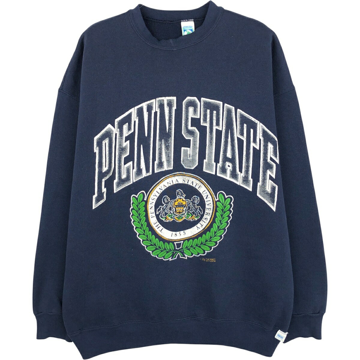 商品詳細 ブランド・DISCUSATHLETIC・ 特徴・クルーネック(丸首)・長袖・ヴィンテージ・ モデル/形状・PENN STATE ペンシルベニア州立大学・カレッジスウェットシャツ トレーナー・ 素材・コットン:50%・ポリエステル:...