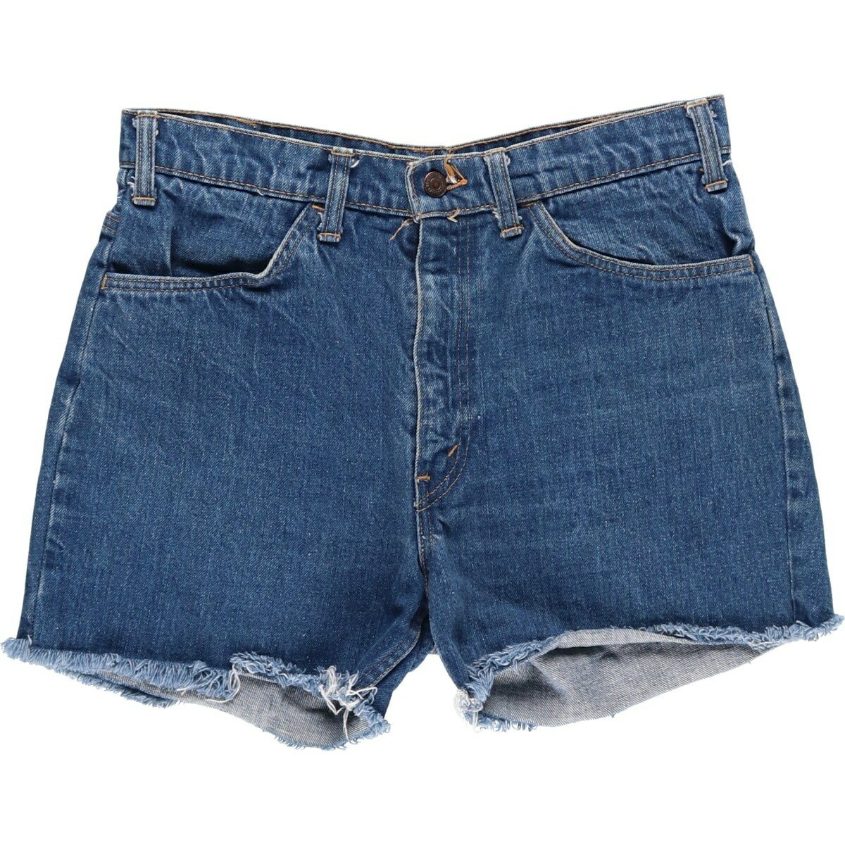 商品詳細 ブランド・Levi's・リーバイス・ 特徴・ジッパーフライ・ヴィンテージ・カットオフ・42TALONジップ・オレンジタブ・ モデル/形状・デニムショーツ ショートパンツ・ 素材・不明・ 色・ブルー系 青色・ 柄・無地・ 生産国・不...