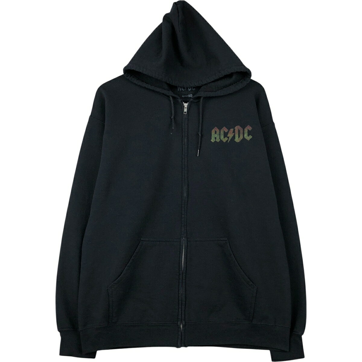 商品詳細 ブランド・UNKNOWN・ 特徴・フルジップ・長袖・メタル・両面プリント・ モデル/形状・AC/DC エーシーディーシー・バンド スウェットフルジップパーカー・ 素材・不明・ 色・ブラック系 黒色・ 柄・プリント・ 生産国・不明・...