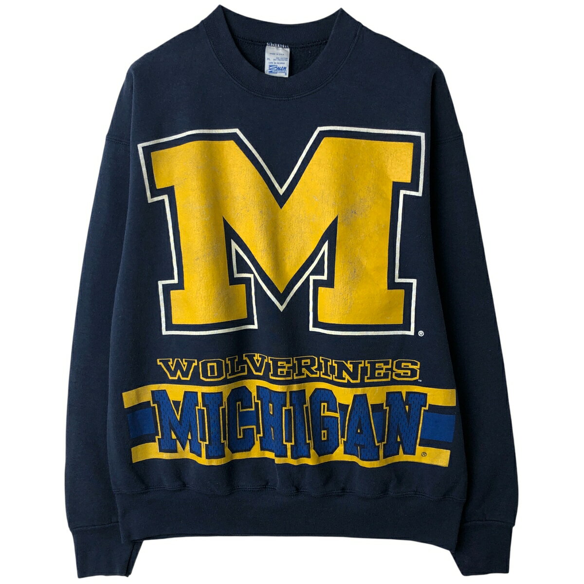 商品詳細 ブランド・SALEM sportswear・ 特徴・クルーネック(丸首)・長袖・ヴィンテージ・ モデル/形状・MICHIGAN ミシガン大学・カレッジスウェットシャツ トレーナー・ 素材・コットン:50%・ポリエステル:50%・ ...