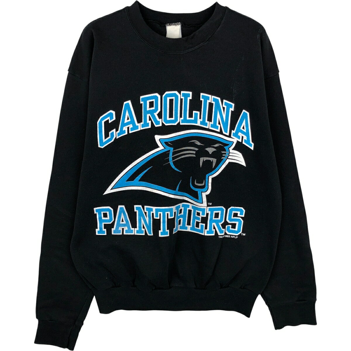 商品詳細 ブランド・UNKNOWN・ 特徴・クルーネック(丸首)・長袖・ヴィンテージ・3連プリント・ モデル/形状・NFL CAROLINA PANTHERS カロライナパンサーズ・プリントスウェットシャツ トレーナー・ 素材・コットン:5...