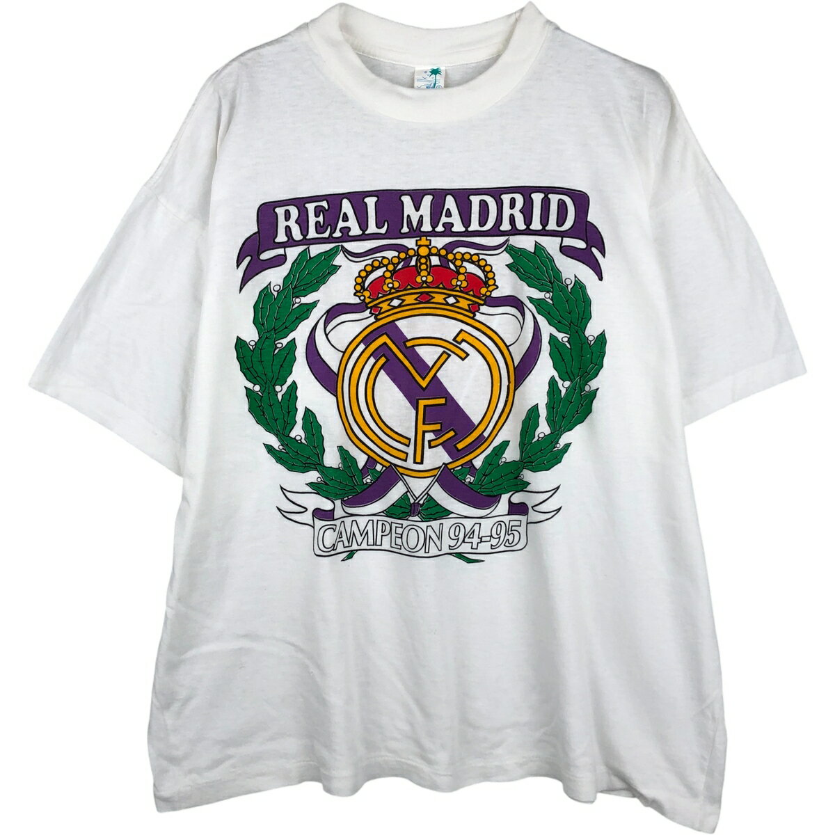商品詳細 ブランド・UNKNOWN・ 特徴・クルーネック(丸首)・半袖・ヴィンテージ・シングルステッチ・ モデル/形状・LA LIGA ラ リーガ REAL MADRID レアル マドリード・スポーツプリントTシャツ・ 素材・コットン:10...