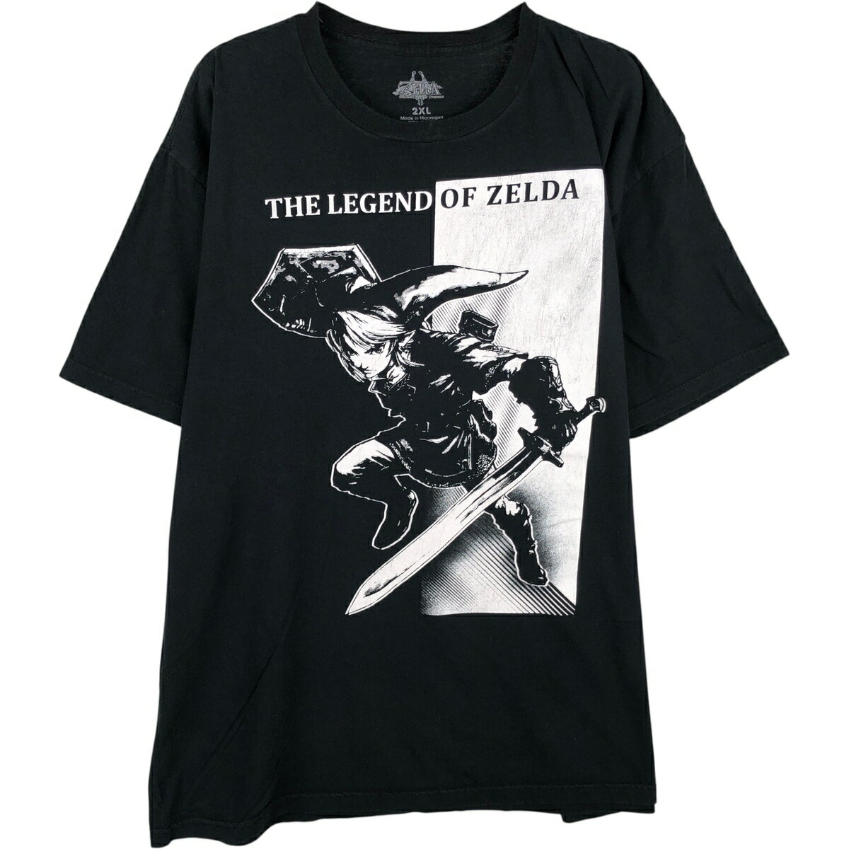 商品詳細 ブランド・UNKNOWN・ 特徴・クルーネック(丸首)・半袖・ モデル/形状・ZELDA ゼルダの伝説・アニメ キャラクタープリントTシャツ・ 素材・コットン:100%・ 色・ブラック系 黒色・ 柄・プリント・ 生産国・ニカラグア...