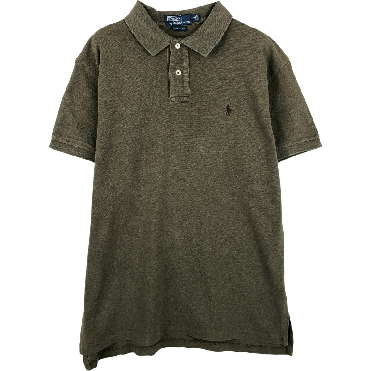 商品詳細 ブランド・Ralph Lauren・ラルフローレン・ 特徴・レギュラーカラー・半袖・ モデル/形状・POLO by Ralph Lauren CUSTOM FIT・半袖 ポロシャツ・ 素材・コットン:100%・ 色・カーキ系・ 柄...