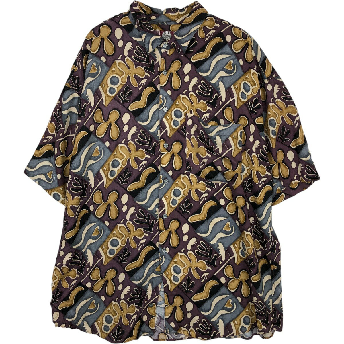 商品詳細 ブランド・CHIAMARE・ 特徴・レギュラーカラー・半袖・ モデル/形状・半袖 レーヨンシャツ・ 素材・レーヨン・ 色・パープル系 紫色・ブルー系 青色・ベージュ系 ブラウン・ 柄・総柄・ 生産国・韓国製・ 年代 サイズ・メンズ...