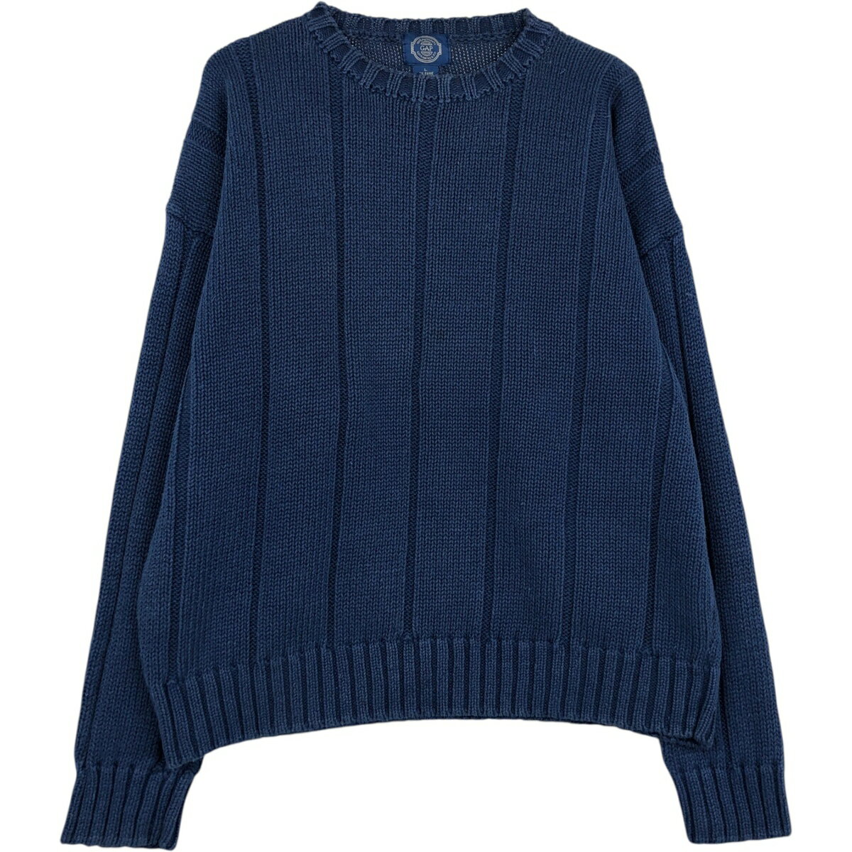 商品詳細 ブランド・GAP・ギャップ・ 特徴・クルーネック(丸首)・長袖・ヴィンテージ・ モデル/形状・オールドギャップ・リネンニットセーター・ 素材・ラミー:55%・コットン:45%・ 色・ネイビー系 紺色・ 柄・無地・ 生産国・香港製・...