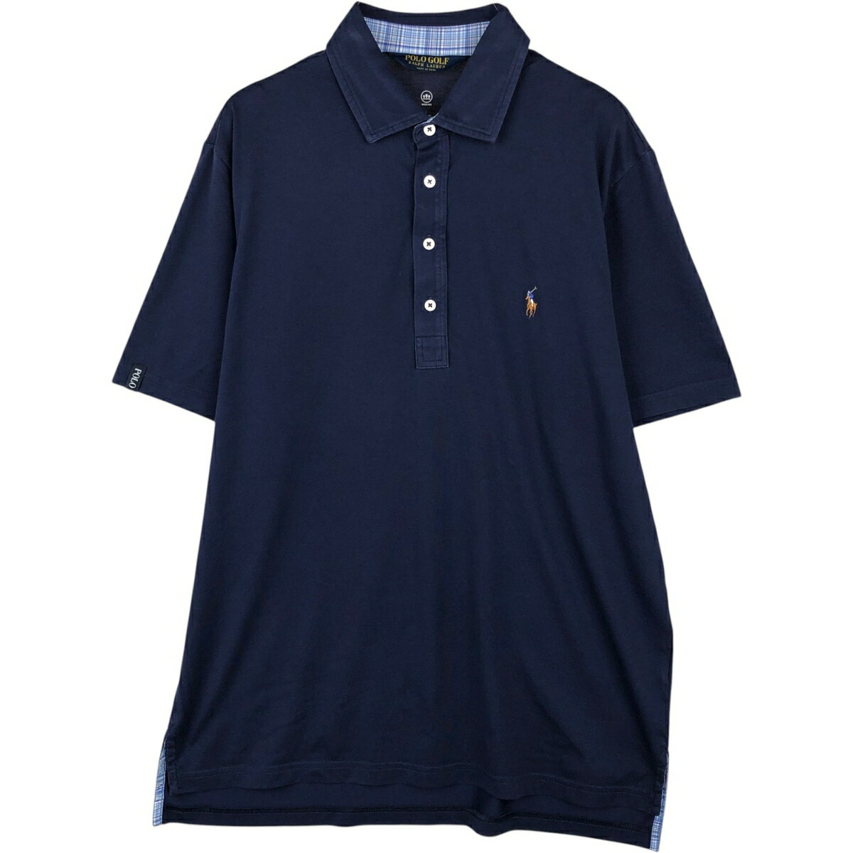 商品詳細 ブランド・Ralph Lauren・ラルフローレン・ 特徴・半袖・レギュラーカラー・ モデル/形状・POLO GOLF ポロゴルフ・半袖 ポロシャツ・ 素材・不明・ 色・ネイビー系 紺色・ 柄・無地・ロゴ刺繍・ 生産国・ペルー製・...