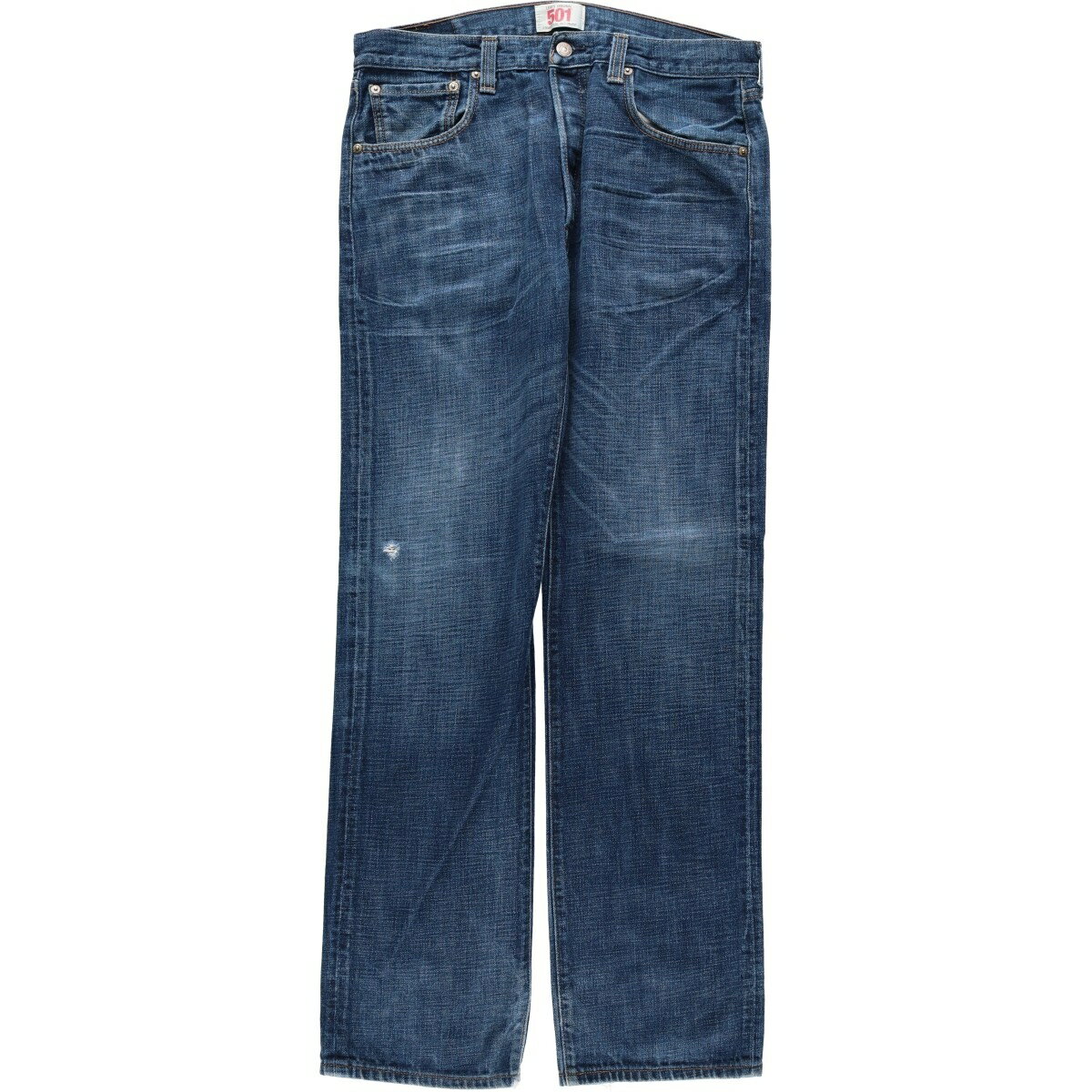 商品詳細 ブランド・Levi's・リーバイス・ 特徴・ボタンフライ・ モデル/形状・501 STRAIGHT LEG BUTTON-FLY・ストレートデニムパンツ・ 素材・コットン:100%・ 色・ブルー系 青色・ 柄・無地・ 生産国・メキ...