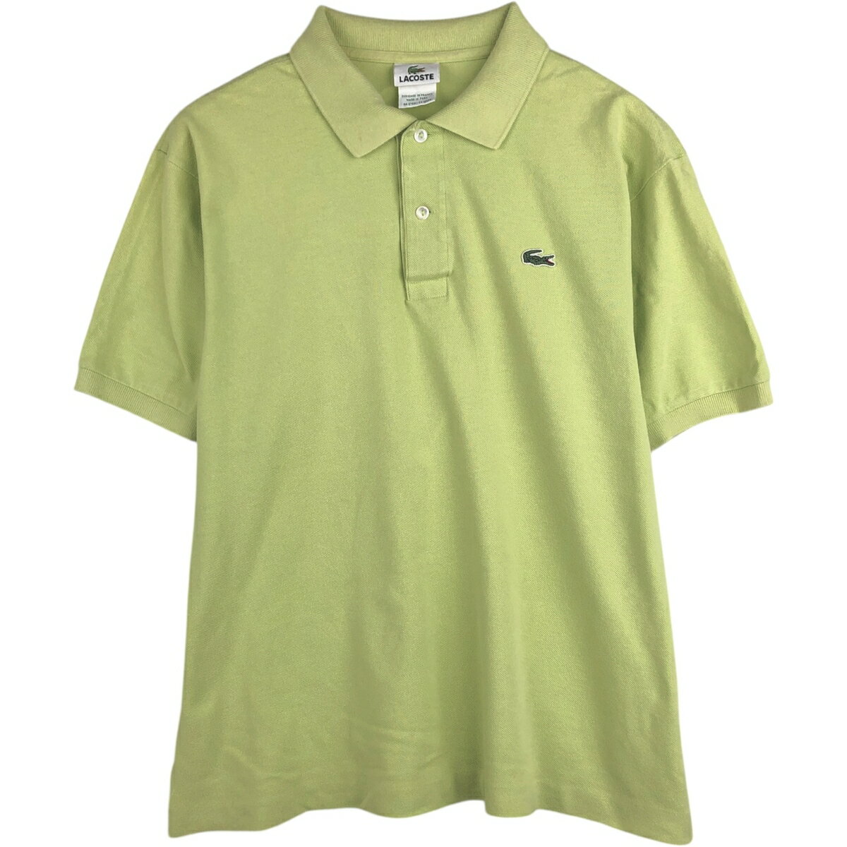 商品詳細 ブランド・LACOSTE・ラコステ・ 特徴・半袖・レギュラーカラー・ モデル/形状・フランス企画・半袖 ポロシャツ・ 素材・コットン:100%・ 色・イエロー系 黄色・ 柄・無地・ワンポイント・ 生産国・ペルー製・ 年代 サイズ・...