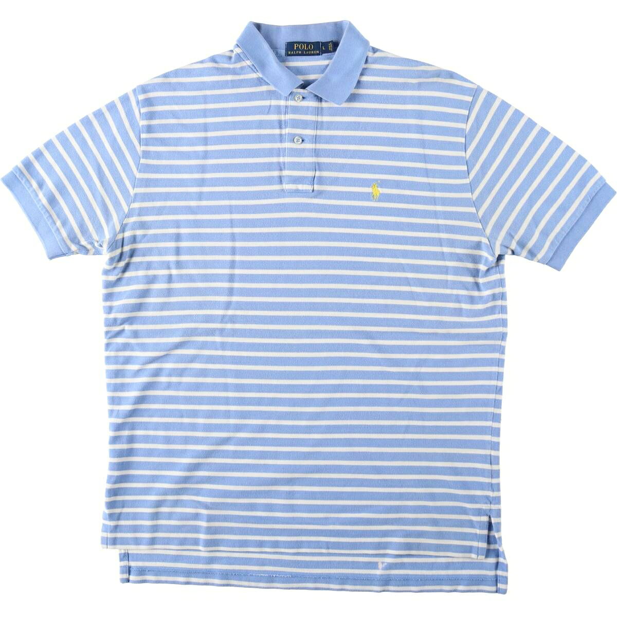 商品詳細 ブランド・Ralph Lauren・ラルフローレン・ 特徴・半袖・レギュラーカラー・ モデル/形状・POLO RALPH LAUREN・半袖 ボーダー ポロシャツ・ 素材・コットン:100%・ 色・ブルー系 水色・ホワイト系 白色...