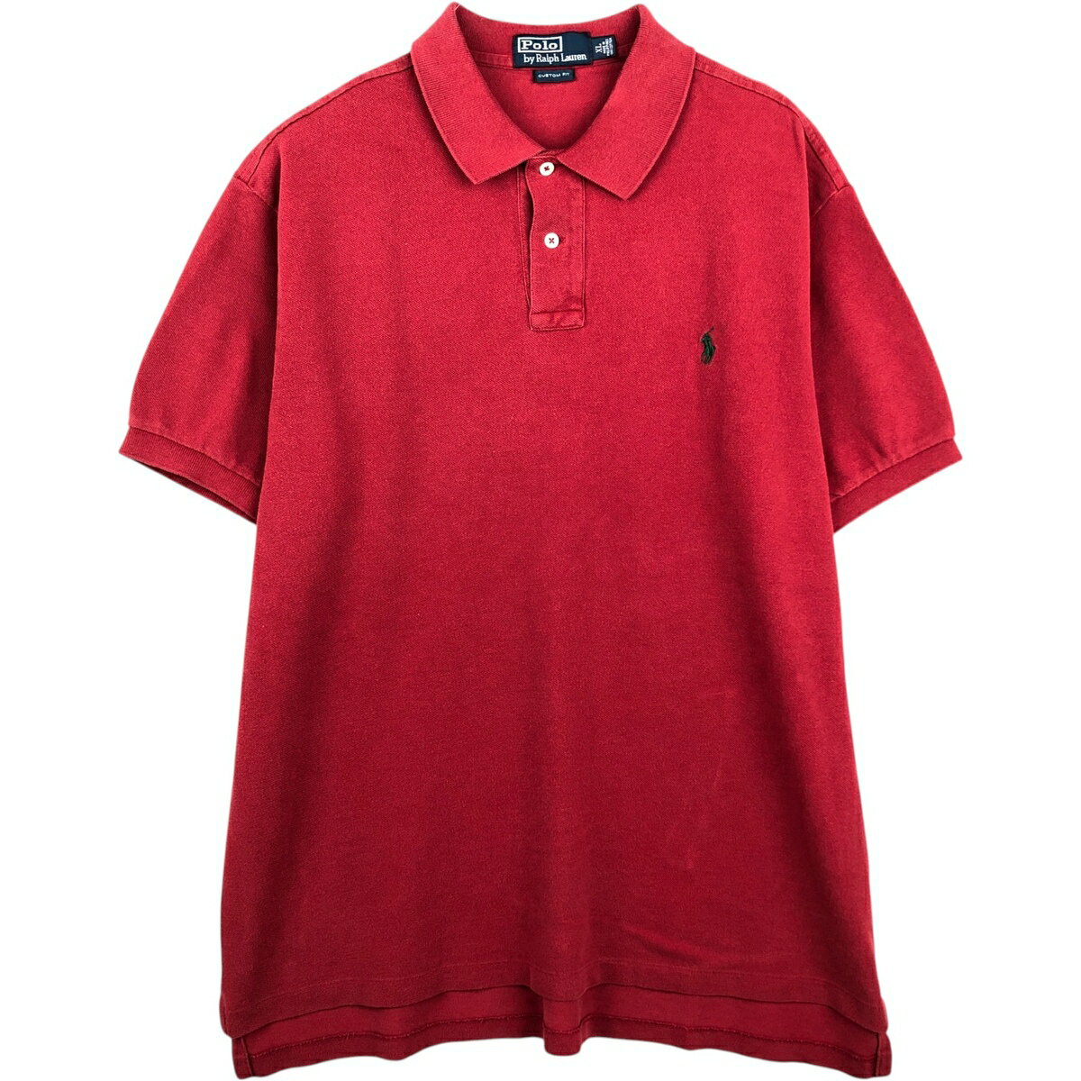 商品詳細 ブランド・Ralph Lauren・ラルフローレン・ 特徴・半袖・レギュラーカラー・ モデル/形状・POLO by Ralph Lauren CUSTOM FIT・半袖 ポロシャツ・ 素材・コットン:100%・ 色・レッド系 赤色...