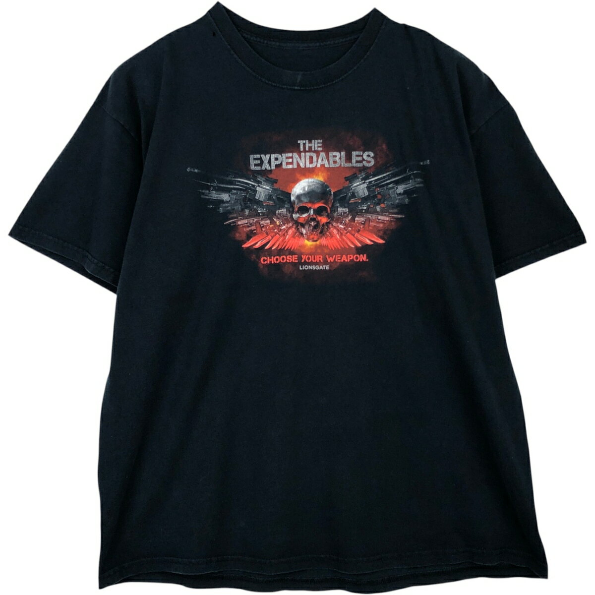 商品詳細 ブランド・UNKNOWN・ 特徴・クルーネック(丸首)・半袖・ モデル/形状・THE EXPENDABLES エクスペンダブルズ・映画 ムービーTシャツ・ 素材・不明・ 色・ブラック系 黒色・ 柄・プリント・ドクロ柄 スカル柄・ ...