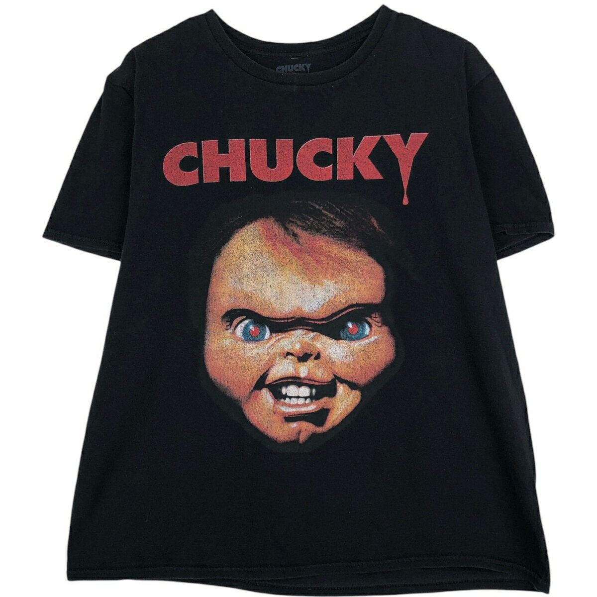 商品詳細 ブランド・UNKNOWN・ 特徴・クルーネック(丸首)・半袖・ モデル/形状・CHILD'S PLAY チャイルドプレイ CHUCKY チャッキー・映画 ムービーTシャツ・ 素材・コットン:100%・ 色・ブラック系 黒色・ 柄・...