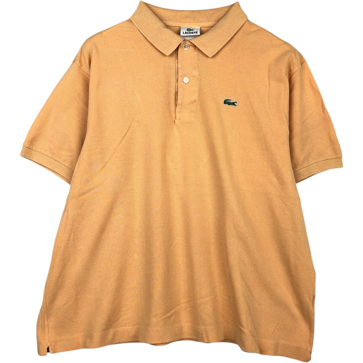 商品詳細 ブランド・LACOSTE・ラコステ・ 特徴・半袖・レギュラーカラー・ モデル/形状・フランス企画・半袖 ポロシャツ・ 素材・コットン:100%・ 色・オレンジ系・ 柄・無地・ワンポイント・ 生産国・エルサルバドル製・ 年代 サイズ...