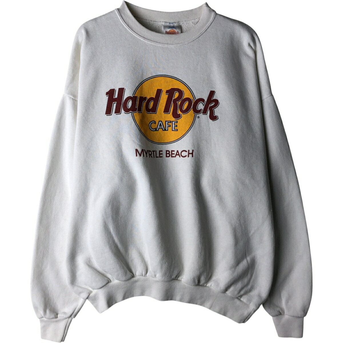 商品詳細 ブランド・UNKNOWN・ 特徴・長袖・クルーネック(丸首)・ モデル/形状・HARD ROCK CAFE ハードロックカフェ・アドバタイジング スウェットシャツ トレーナー・ 素材・コットン:50%・ポリエステル:50%・ 色・...
