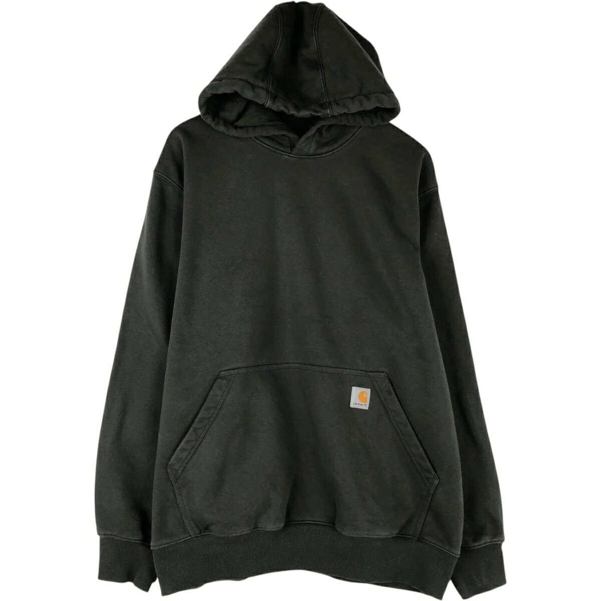 商品詳細 ブランド・Carhartt・カーハート・ 特徴・長袖・プルオーバー・ モデル/形状・Loose Fit・スウェットプルオーバーパーカー・ 素材・コットン:75%・ポリエステル:25%・ 色・カーキ系・ 柄・無地・ロゴパッチ・ 生産...