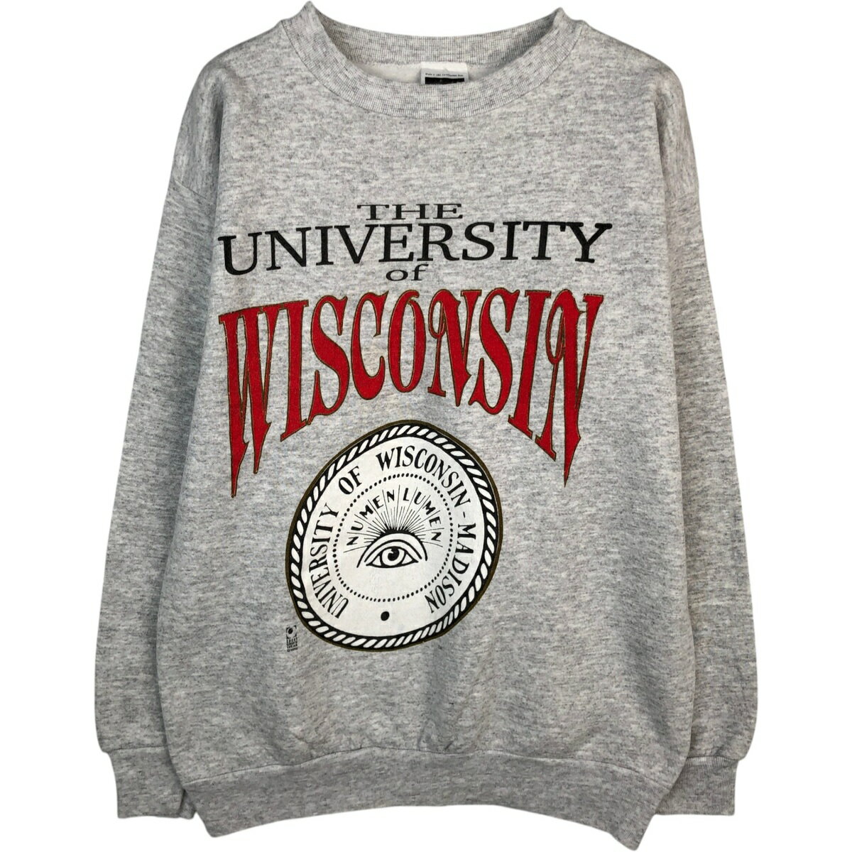 商品詳細 ブランド・TULTEX・ 特徴・クルーネック(丸首)・長袖・ヴィンテージ・ モデル/形状・WISCONSIN ウィスコンシン大学・カレッジスウェットシャツ トレーナー・ 素材・コットン:63%・ポリエステル:36%・その他:1%・...