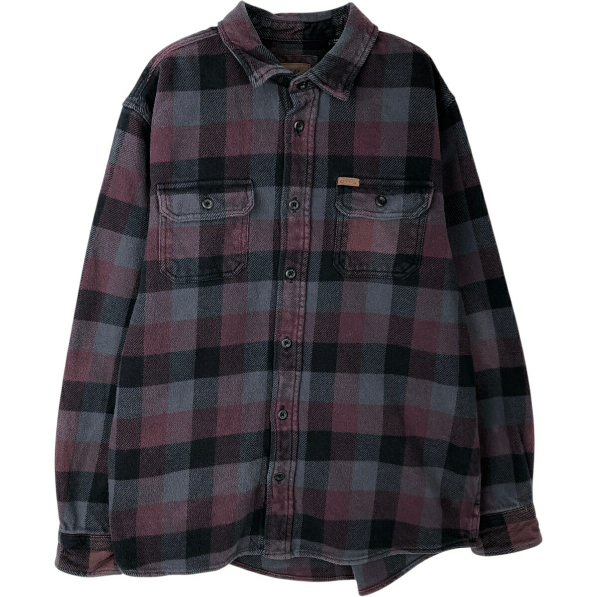 商品詳細 ブランド・ORVIS・オービス・ 特徴・厚手・レギュラーカラー・長袖・フラップポケット・ モデル/形状・長袖 ヘビーネルチェックシャツ・ 素材・コットン:100%・ 色・パープル系 紫色・ブラック系 黒色・ 柄・チェック柄・ロゴパ...