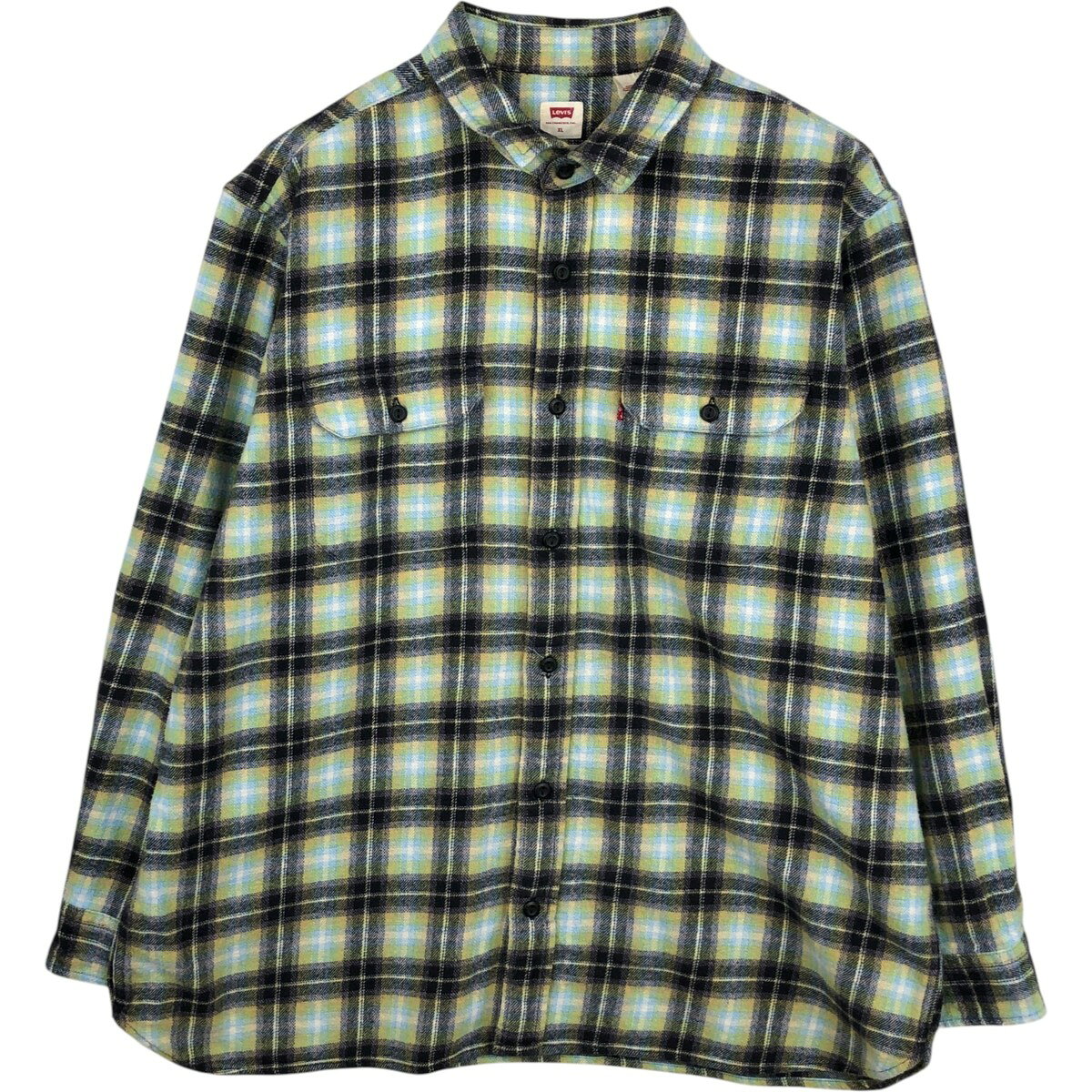 商品詳細 ブランド・Levi's・リーバイス・ 特徴・厚手・長袖・レギュラーカラー・フラップポケット・ モデル/形状・RELAXED・長袖 ライトネルチェックシャツ・ 素材・コットン:100%・ 色・ブラック系 黒色・マルチカラー・ 柄・チ...