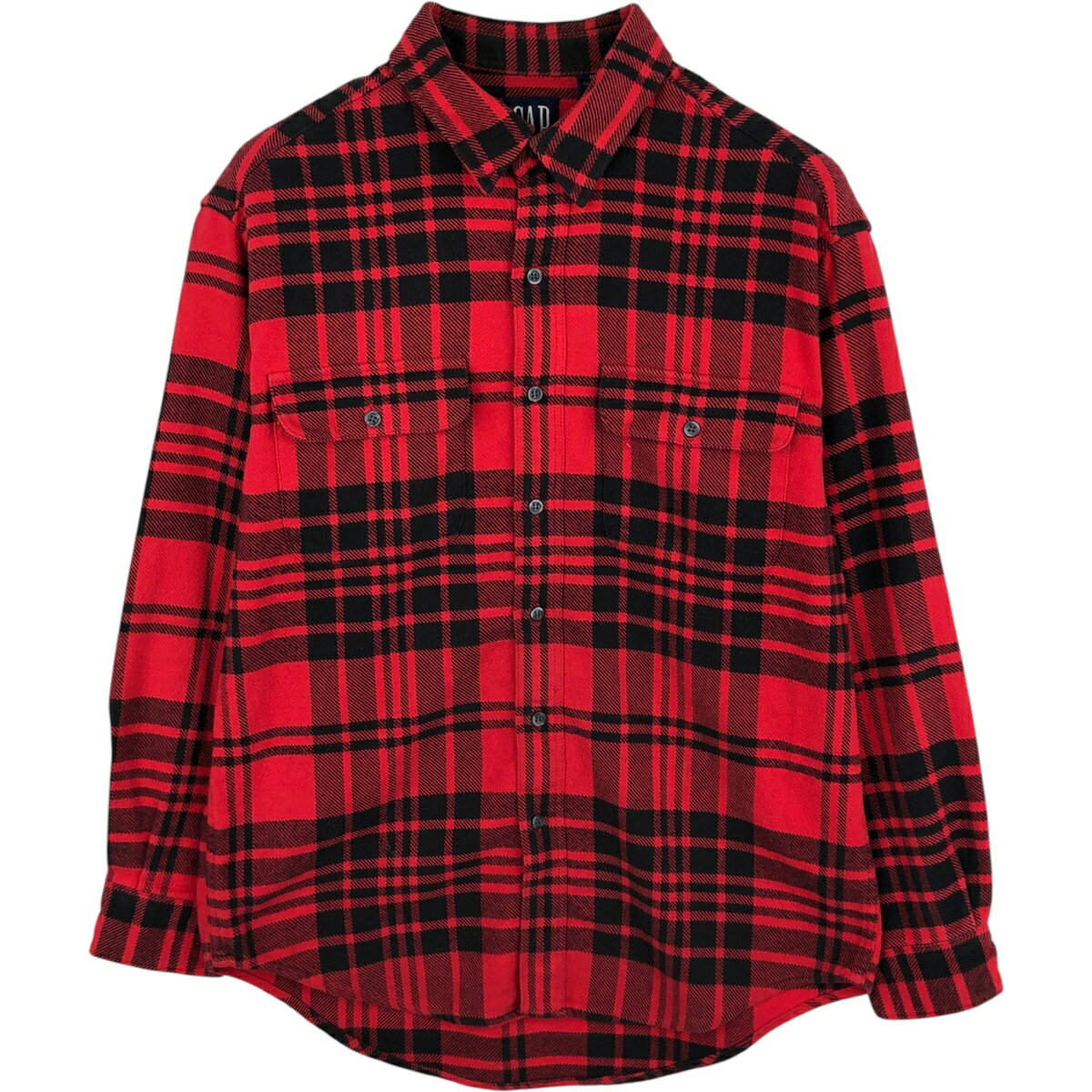 商品詳細 ブランド・GAP・ギャップ・ 特徴・厚手・長袖・ヴィンテージ・レギュラーカラー・ モデル/形状・オールドギャップ・長袖 ヘビーネルチェックシャツ・ 素材・コットン:100%・ 色・レッド系 赤色・ 柄・チェック柄・ 生産国・ポルト...