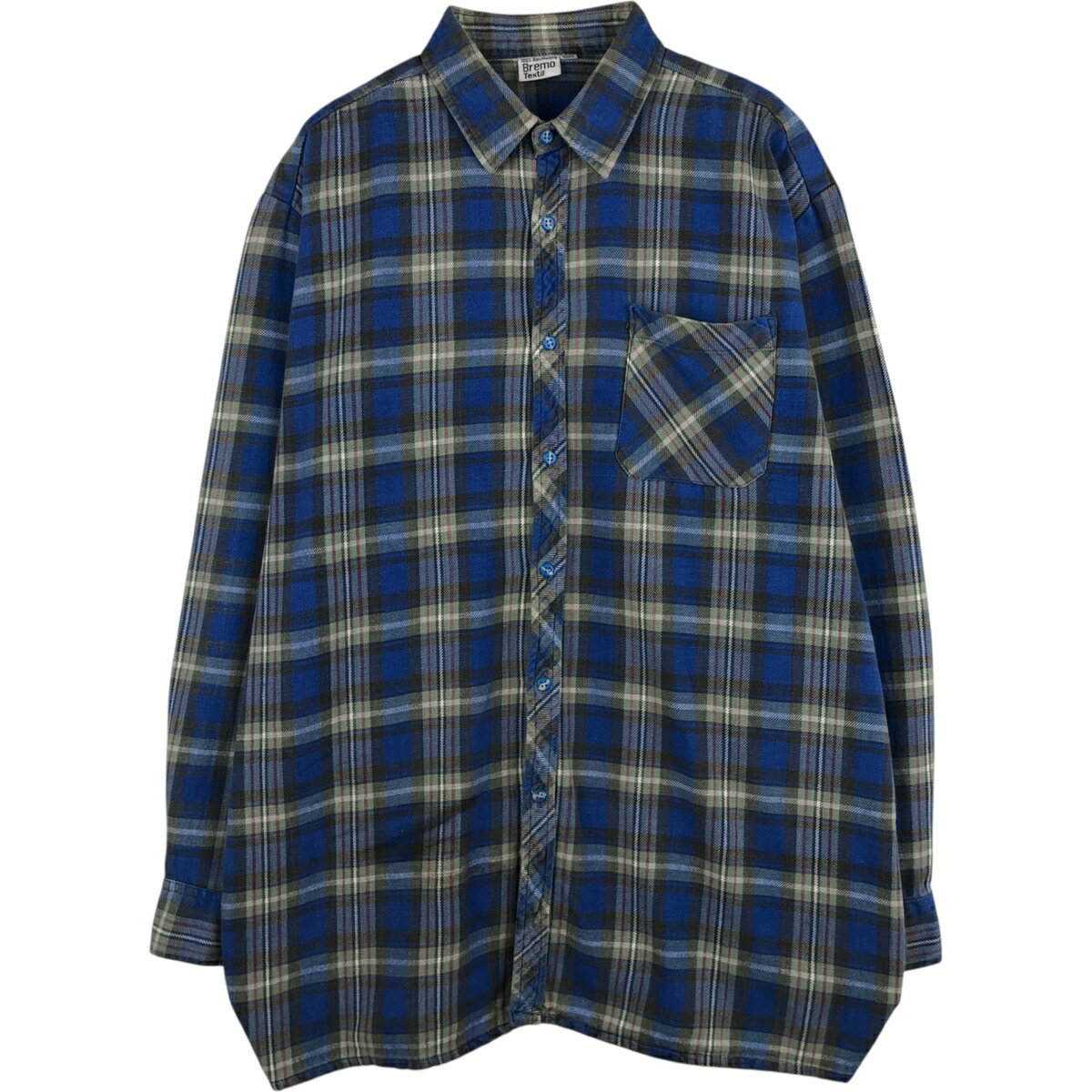商品詳細 ブランド・Bremo Textil・ 特徴・厚手・レギュラーカラー・長袖・ モデル/形状・長袖 ライトネルチェックシャツ・ 素材・コットン:100%・ 色・ブルー系 青色・カーキ系・ホワイト系 白色・ 柄・チェック柄・ 生産国・不...