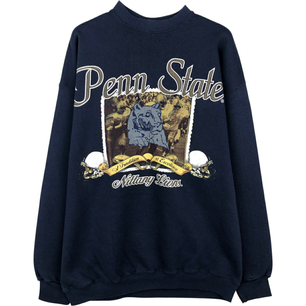 商品詳細 ブランド・BRIAR CREEK・ 特徴・クルーネック(丸首)・長袖・ モデル/形状・PENN STATE ペンシルベニア州立大学・カレッジスウェットシャツ トレーナー・ 素材・コットン:50%・ポリエステル:50%・ 色・ネイビ...