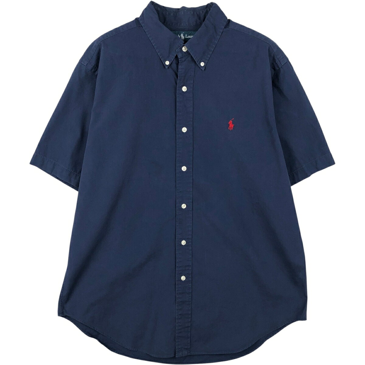 商品詳細 ブランド・Ralph Lauren・ラルフローレン・ 特徴・ボタンダウン・半袖・ モデル/形状・CLASSIC FIT クラシックフィット・半袖 ボタンダウンシャツ・ 素材・コットン:100%・ 色・ネイビー系 紺色・ 柄・無地・...