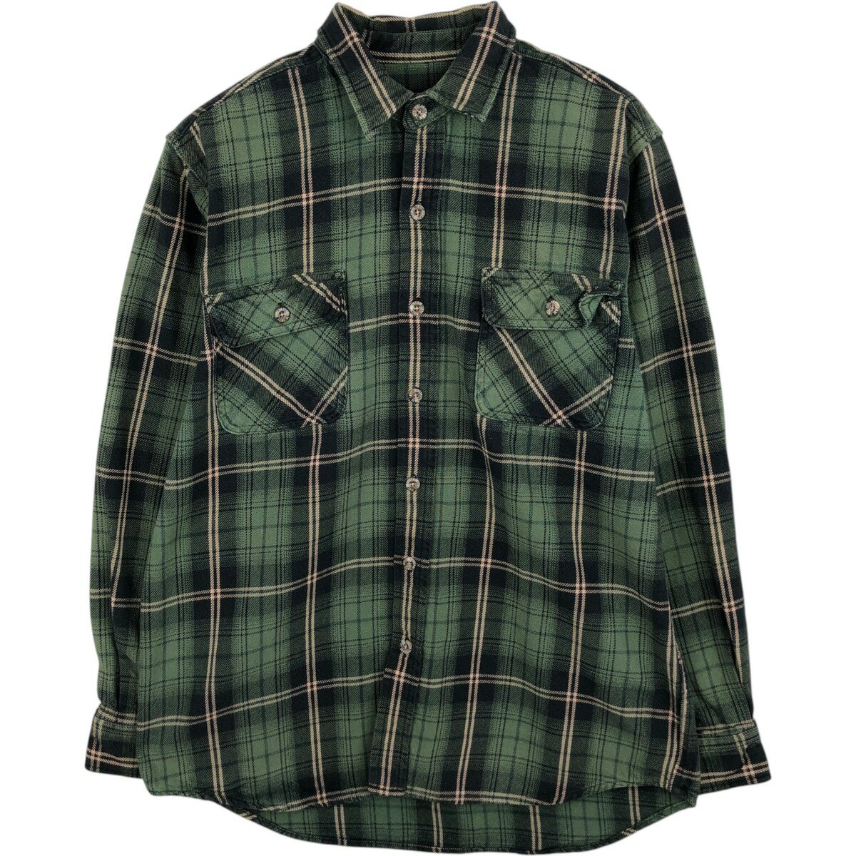 商品詳細 ブランド・FIELD&STREAM・フィールドアンドストリーム・ 特徴・厚手・長袖・レギュラーカラー・フラップポケット・ モデル/形状・長袖 ヘビーネルチェックシャツ・ 素材・コットン:100%・ 色・グリーン系 濃緑・グリーン系...