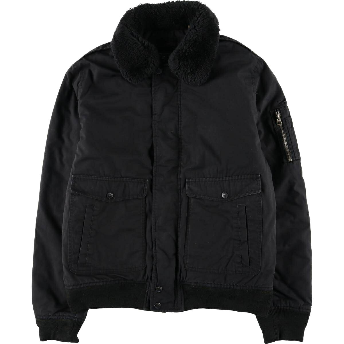 商品詳細 ブランド・SCHOTT・ショット・ 特徴・厚手・フルジップ・ボア襟・襟取り外し可能・キルティングライナー・ モデル/形状・TYPE-U・ミリタリー フライトジャケット・ 素材・ポリエステル:65%・コットン:35%・ポリエステル(...