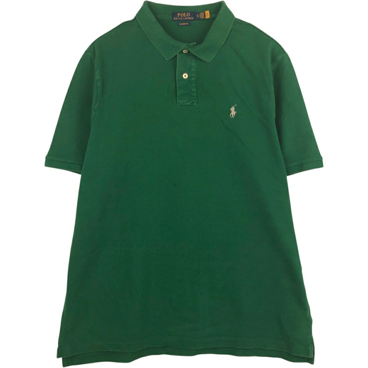 商品詳細 ブランド・Ralph Lauren・ラルフローレン・ 特徴・半袖・レギュラーカラー・ モデル/形状・POLO RALPH LAUREN CLASSIC FIT・半袖 ポロシャツ・ 素材・コットン:100%・ 色・グリーン系 緑色・...