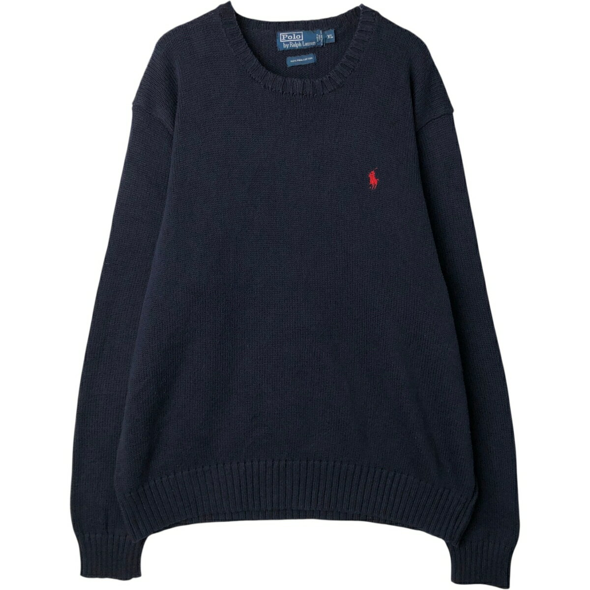 商品詳細 ブランド・Ralph Lauren・ラルフローレン・ 特徴・長袖・クルーネック(丸首)・ モデル/形状・POLO by Ralph Lauren・コットンニットセーター・ 素材・ピマコットン:100%・ 色・ネイビー系 紺色・ 柄...