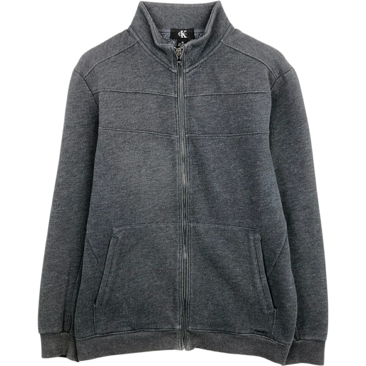 商品詳細 ブランド・Calvin klein・カルバンクライン・ 特徴・フルジップ・ヴィンテージ・長袖・ハイネック・ モデル/形状・フルジップスウェットシャツ トレーナー・ 素材・コットン:60%・ポリエステル:40%・ 色・グレー系 灰色...