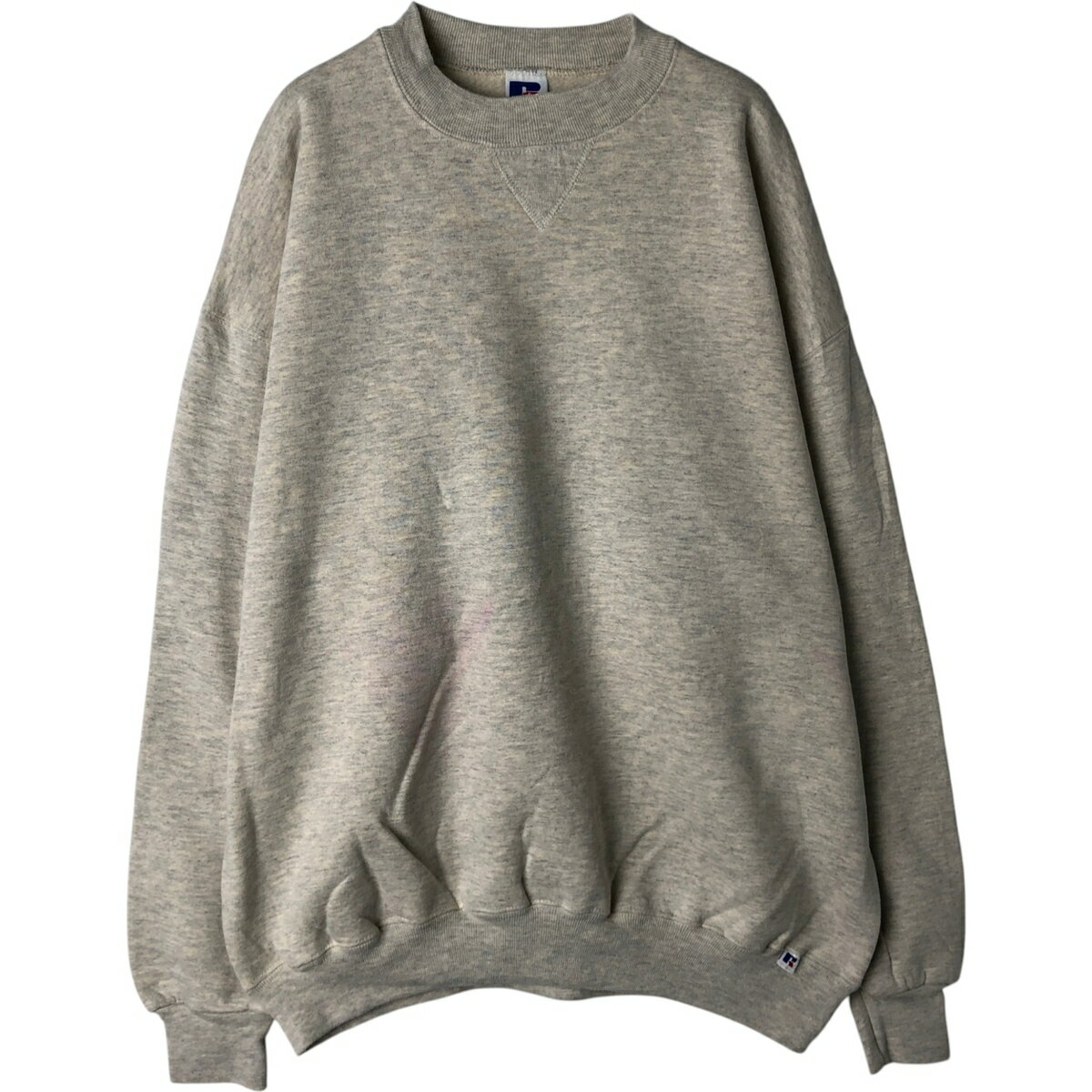 商品詳細 ブランド・Russell・ラッセル・ 特徴・クルーネック(丸首)・長袖・ヴィンテージ・前Vガゼット・ モデル/形状・無地 ブランクスウェットシャツ トレーナー・ 素材・コットン:50%・ポリエステル:50%・ 色・クリーム色・ 柄...