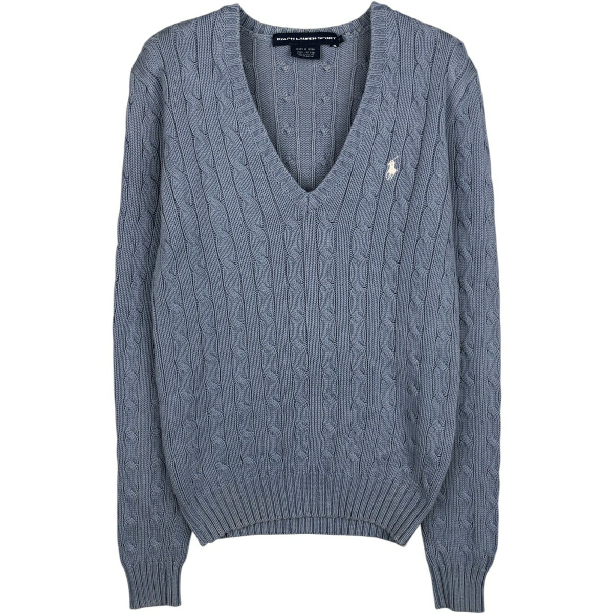 商品詳細 ブランド・Ralph Lauren・ラルフローレン・ 特徴・長袖・Vネック・ケーブル編み・短丈 ショート丈・ モデル/形状・RALPH LAUREN SPORT・Vネック コットンニットセーター・ 素材・コットン:100%・ 色・...
