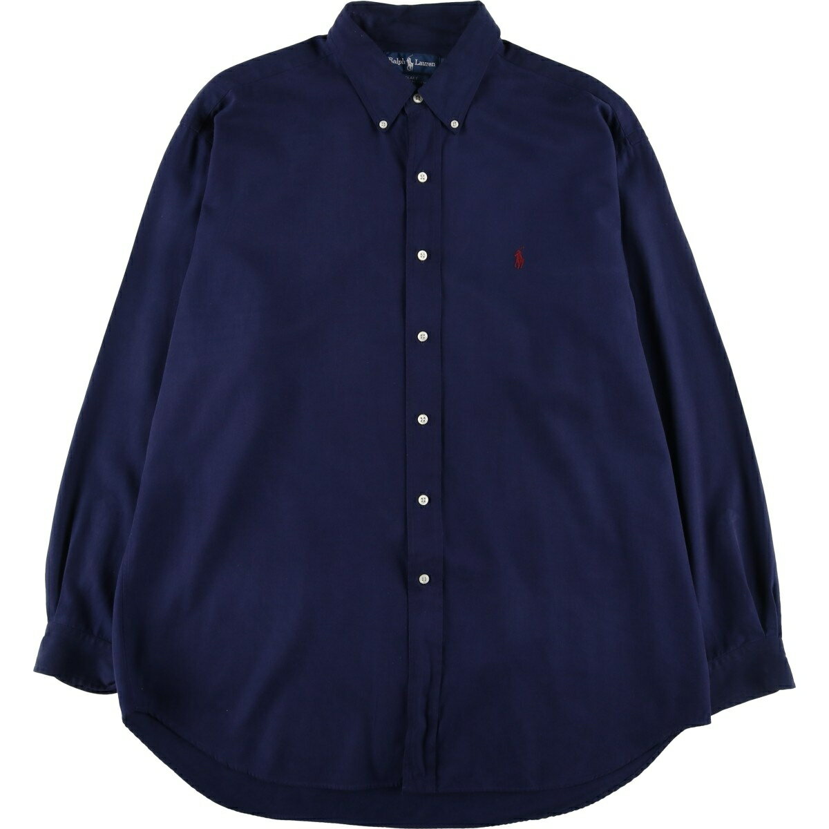 商品詳細 ブランド・Ralph Lauren・ラルフローレン・ 特徴・薄手・長袖・ボタンダウン・ モデル/形状・BLAKE・長袖 ボタンダウンシャツ・ 素材・シルク:53%・コットン:47%・ 色・ネイビー系 紺色・ 柄・無地・ワンポイント...