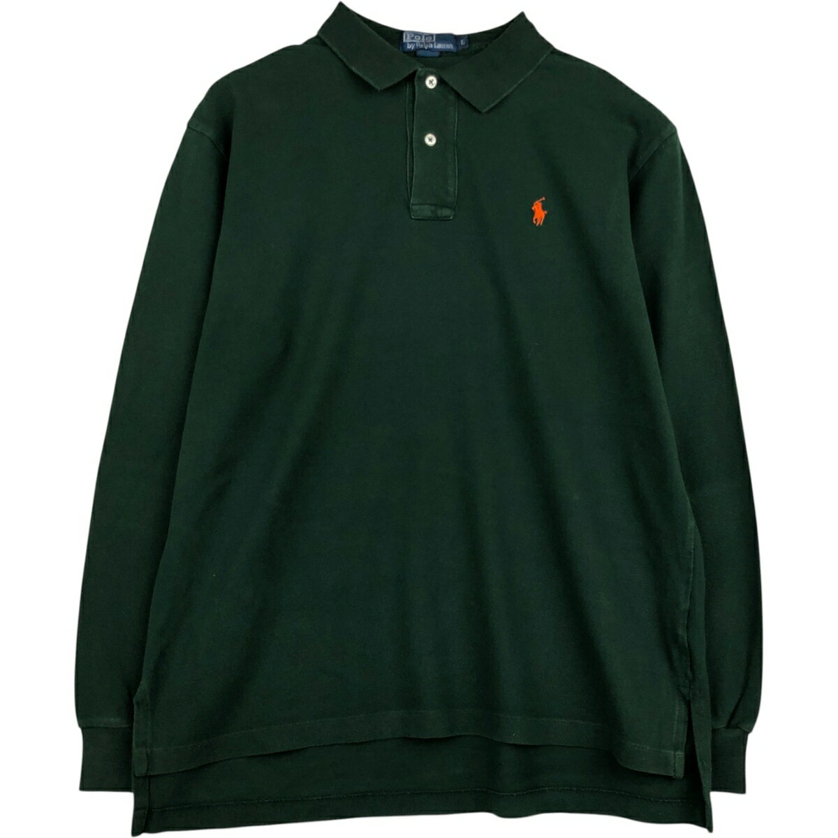 商品詳細 ブランド・Ralph Lauren・ラルフローレン・ 特徴・レギュラーカラー・長袖・ モデル/形状・POLO by Ralph Lauren・長袖 ポロシャツ・ 素材・コットン:100%・ 色・グリーン系 緑色・ 柄・無地・ワンポ...