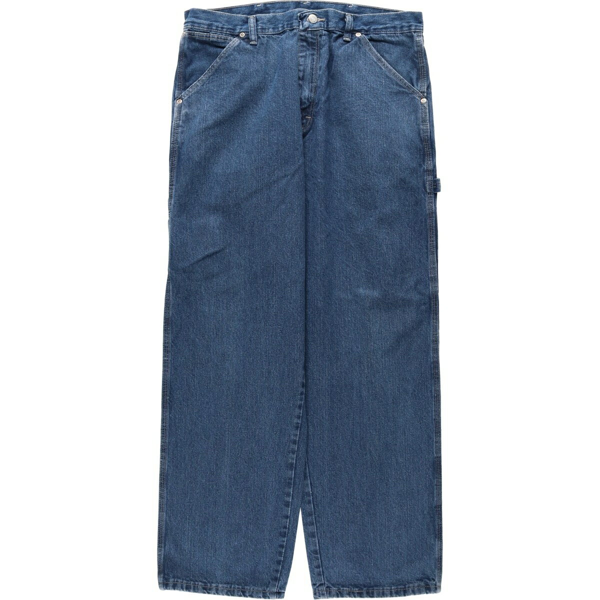 商品詳細 ブランド・Wrangler・ラングラー・ 特徴・ジッパーフライ・スパナポケット・ワイドパンツ・ハンマーループ・ モデル/形状・HERO・デニムペインターパンツ・ 素材・コットン:100%・ 色・ブルー系 青色・ 柄・無地・ロゴパッ...