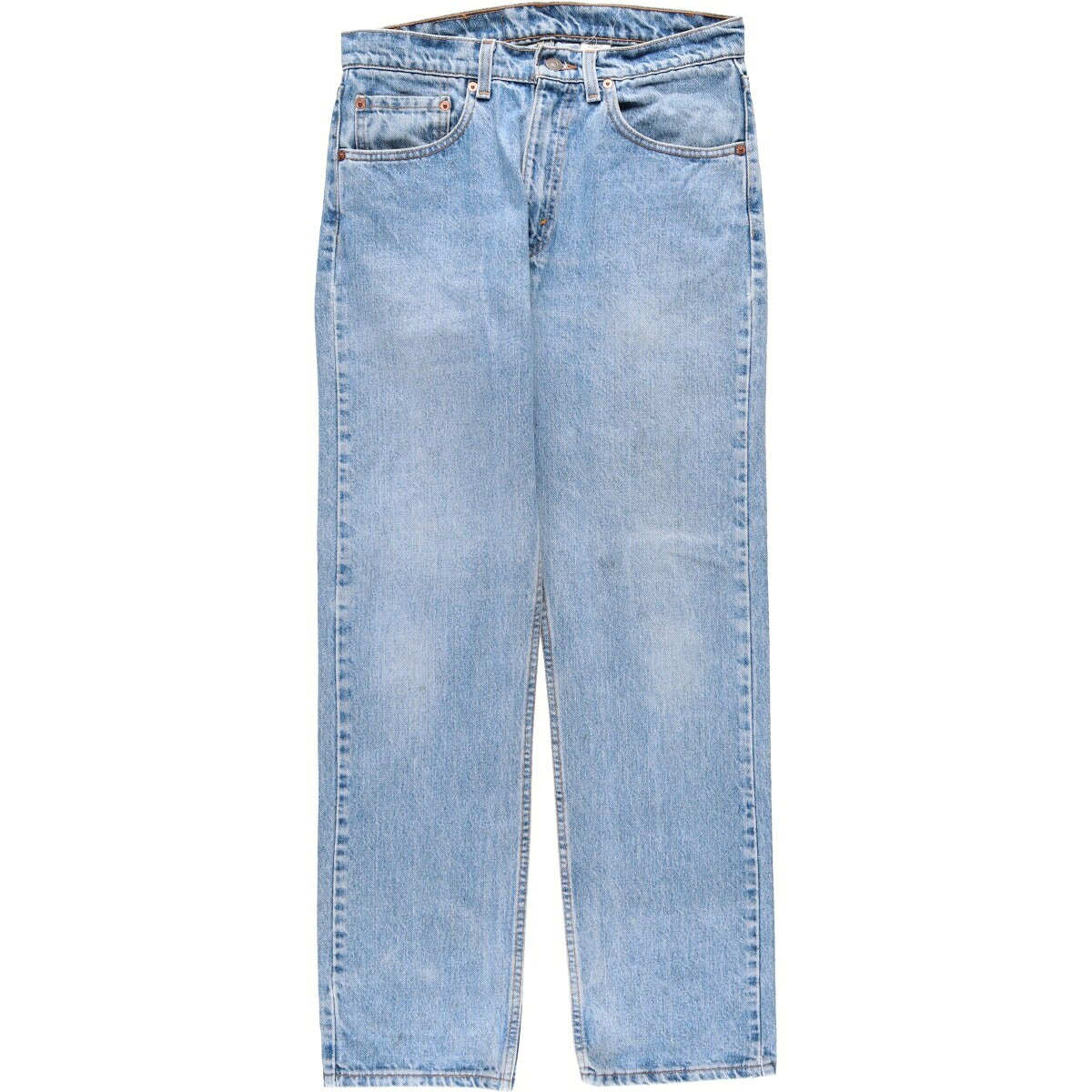 商品詳細 ブランド・Levi's・リーバイス・ 特徴・ジッパーフライ・ヴィンテージ・ モデル/形状・505 REGULAR FIT STRAIGHT LEG・テーパードデニムパンツ・ 素材・コットン:100%・ 色・ブルー系 青色・ 柄・無...