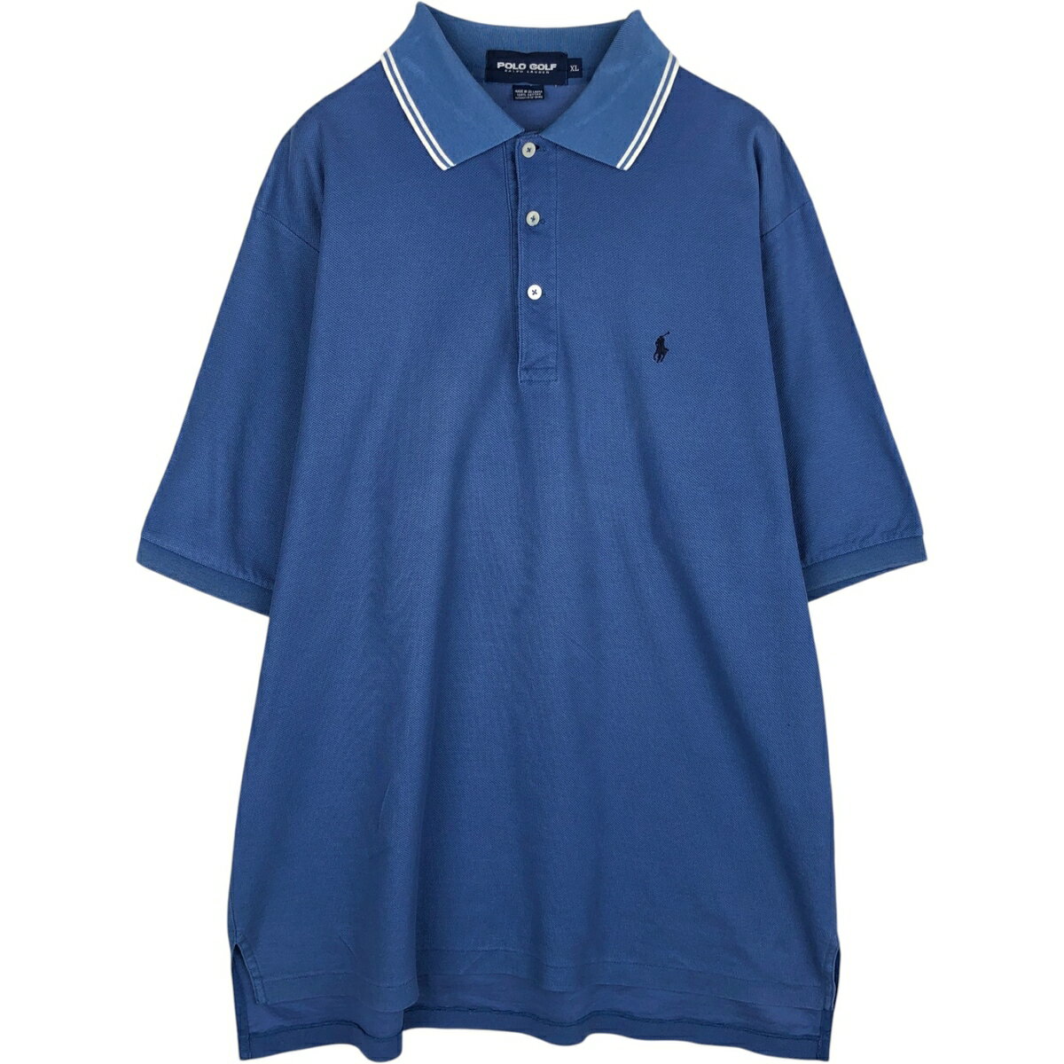 商品詳細 ブランド・Ralph Lauren・ラルフローレン・ 特徴・半袖・レギュラーカラー・ モデル/形状・POLO GOLF ポロゴルフ・半袖 ポロシャツ・ 素材・コットン:100%・ 色・ブルー系 青色・ 柄・ライン入り・ワンポイント...