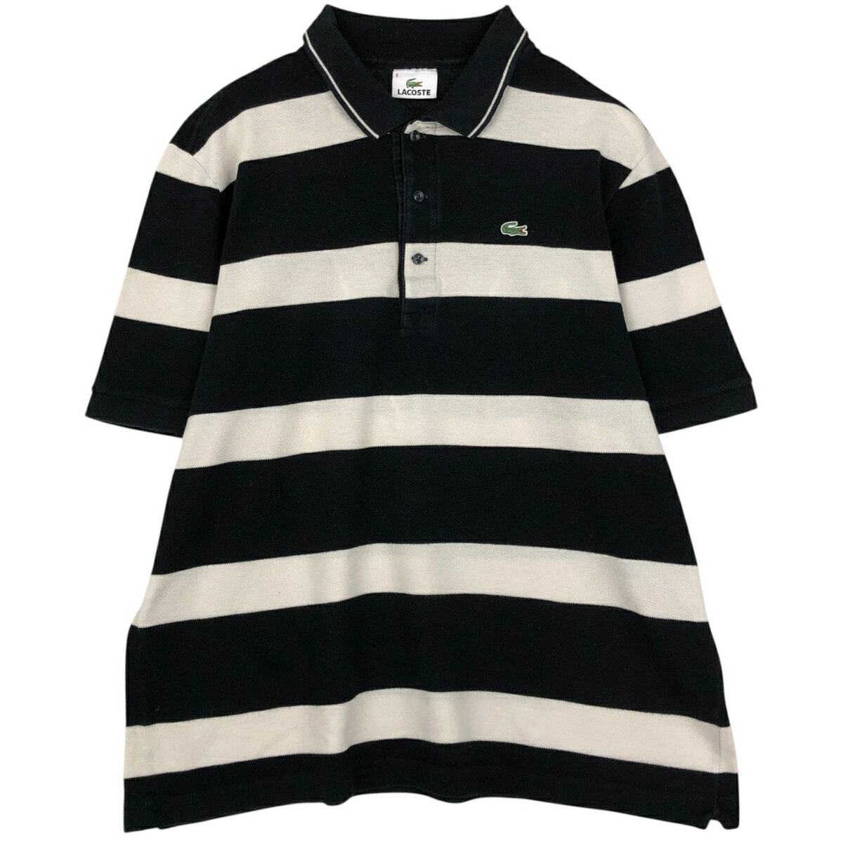 商品詳細 ブランド・LACOSTE・ラコステ・ 特徴・半袖・レギュラーカラー・ モデル/形状・半袖 ボーダー ポロシャツ・ 素材・コットン:100%・ 色・ブラック系 黒色・ホワイト系 白色・ 柄・ボーダー柄・ワンポイント・ 生産国・不明・...
