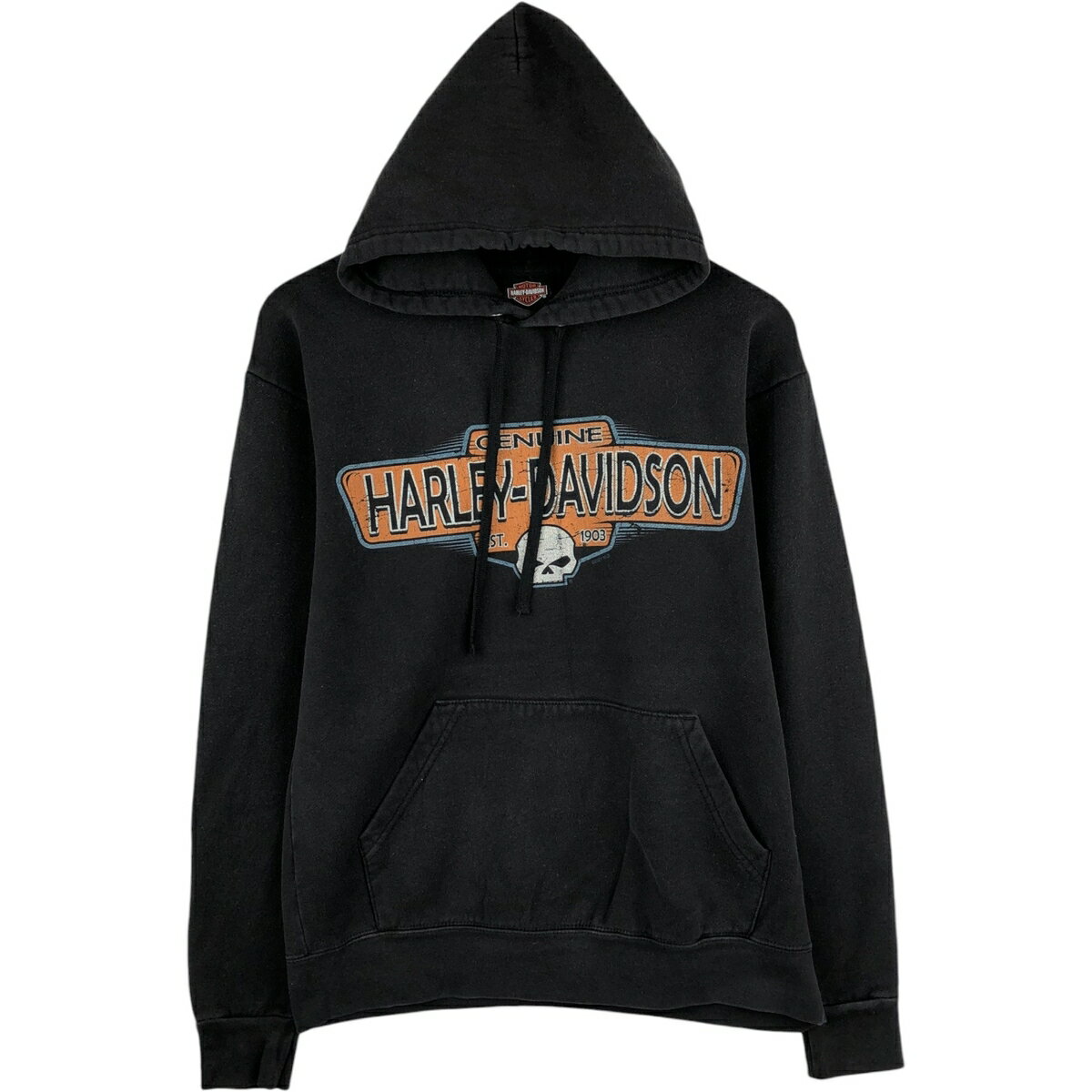商品詳細 ブランド・Harley-Davidson・ハーレーダビッドソン・ 特徴・プルオーバー・長袖・両面プリント・短丈 ショート丈・ モデル/形状・アドバタイジング スウェットプルオーバーパーカー・ 素材・コットン:70%・ポリエステル:...