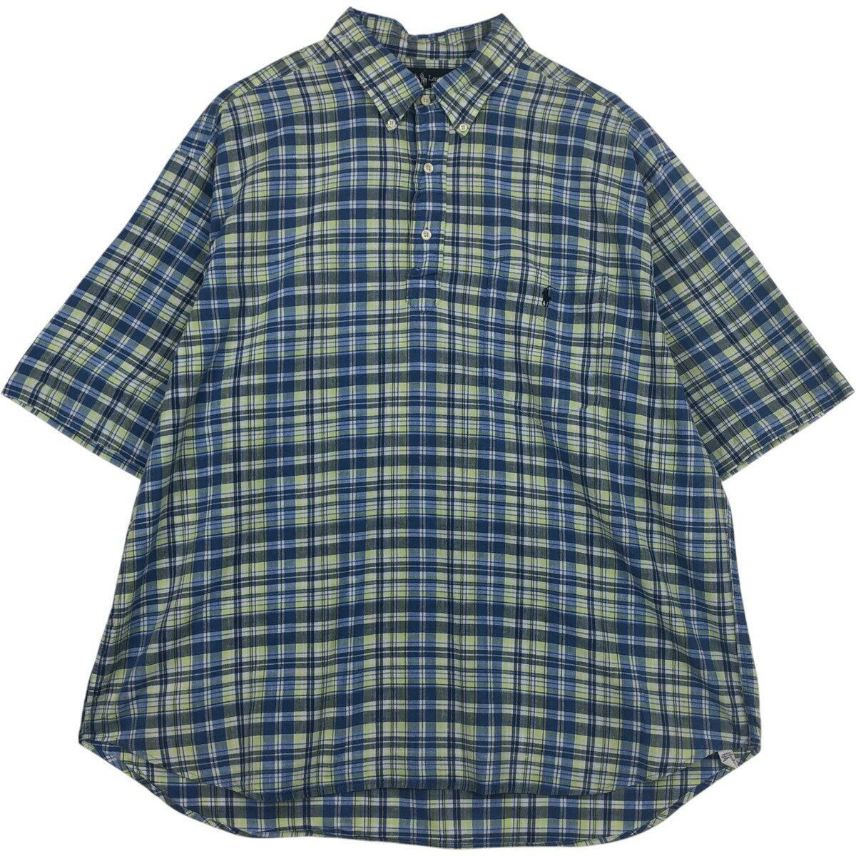 商品詳細 ブランド・Ralph Lauren・ラルフローレン・ 特徴・ボタンダウン・半袖・ モデル/形状・PURCELL・半袖 ボタンダウン チェックシャツ・ 素材・コットン:100%・ 色・ブルー系 青色・マルチカラー・ 柄・チェック柄・...